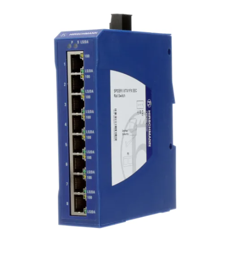 HIRSCHMANN SPIDER II 8TX Unmanaged Industrial Ethernet Switch ...